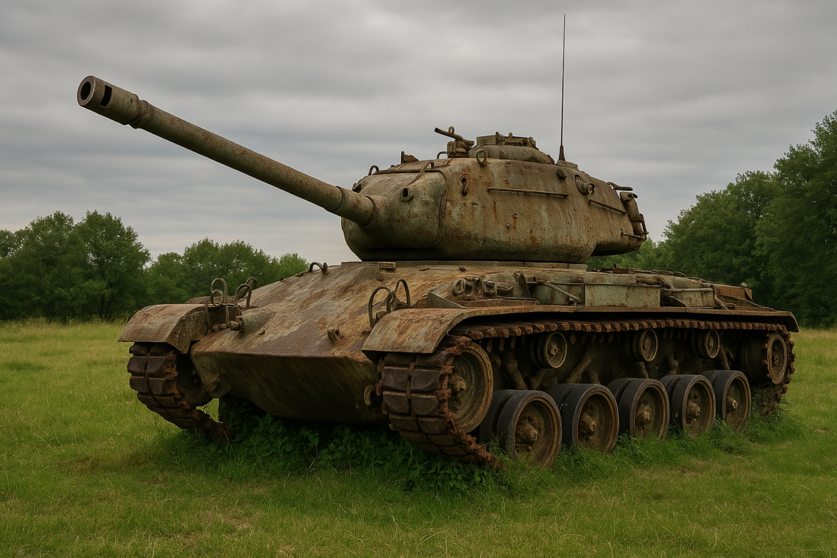 Panzer M47 Patton bei Burgwald: Die vergessene Militär-Attraktion